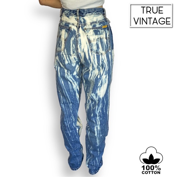 Jeanjer | Jeans | Vtg Jeanjer Custom Bleached Mom Jeans Sz 27x29 C6 ...